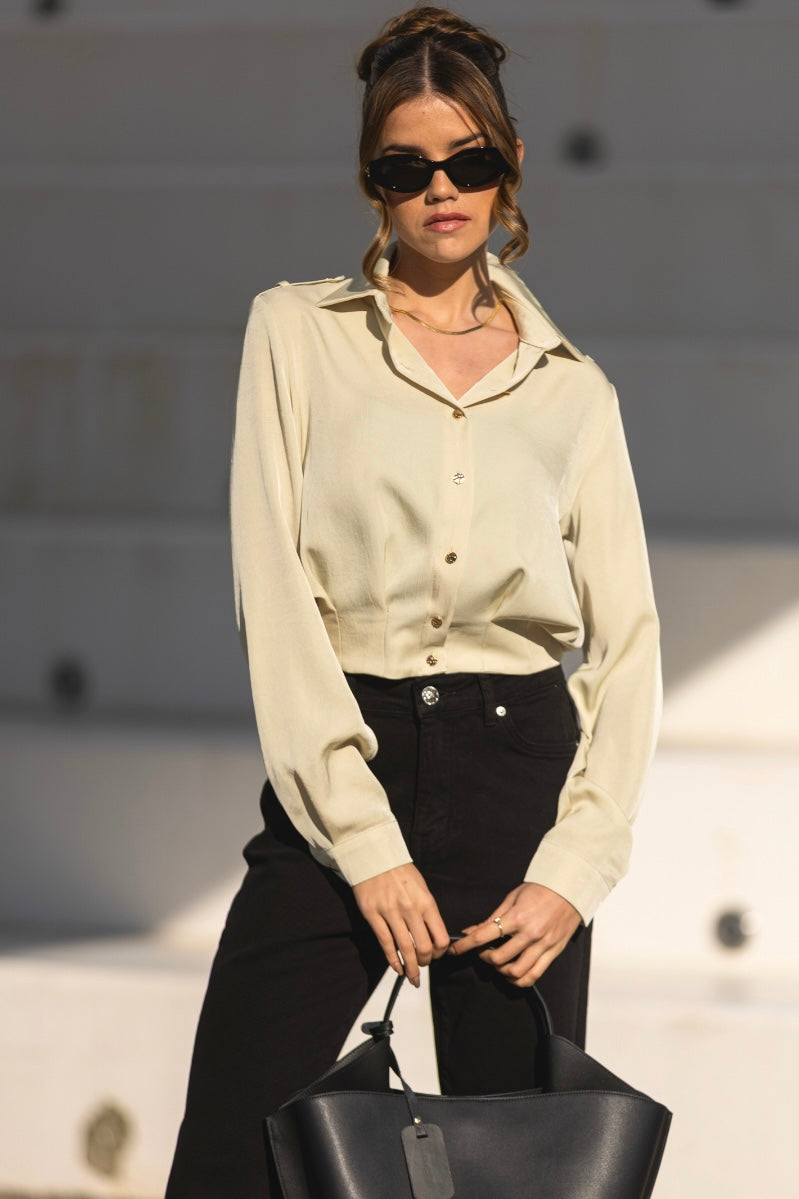 BLUSA FLUÍDA COM OMBREIRAS | SPACCIO BY CRISTINA – Daily Cristina Ferreira